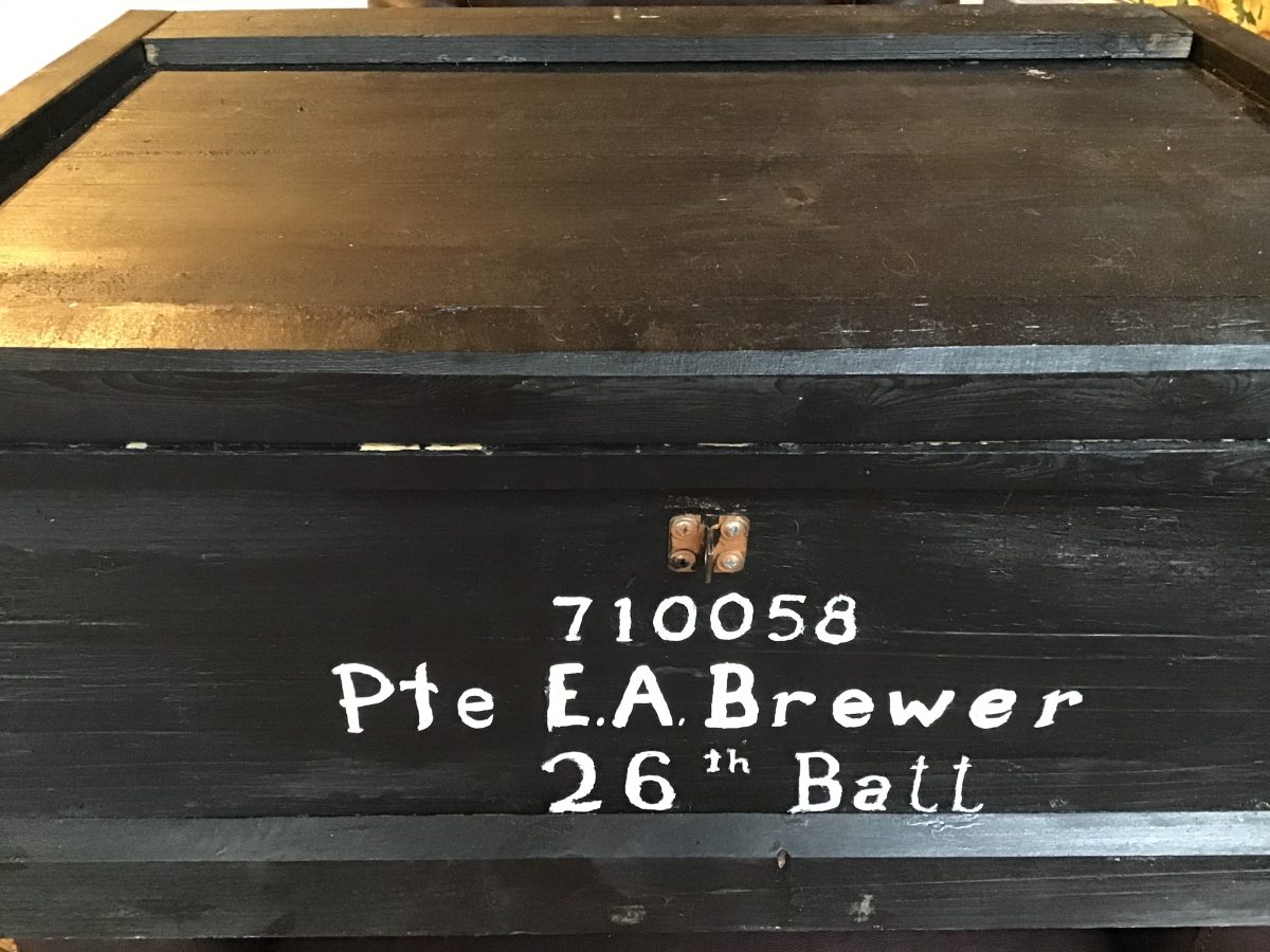 First World War Trunk - Fredericton Region Museum