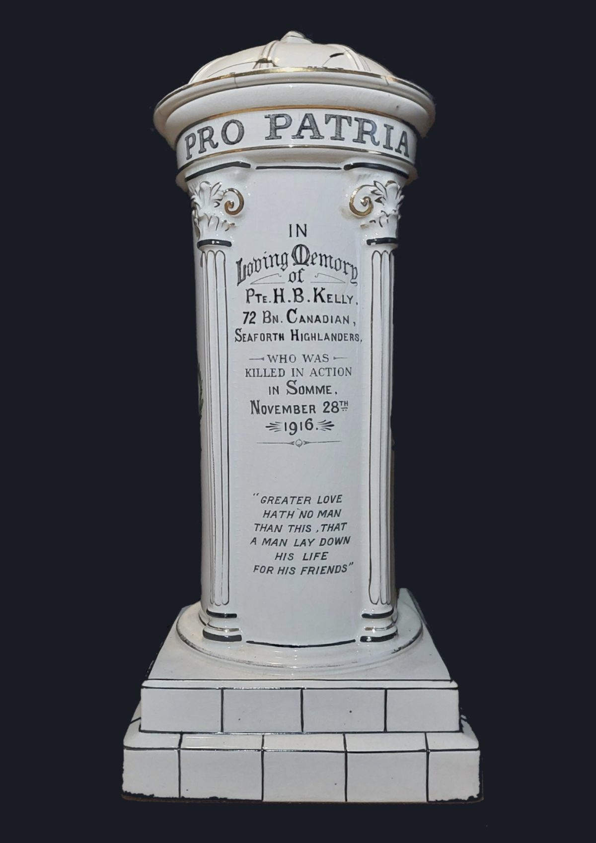 REMEMBERING Private Harold Kelly - Fredericton Region Museum